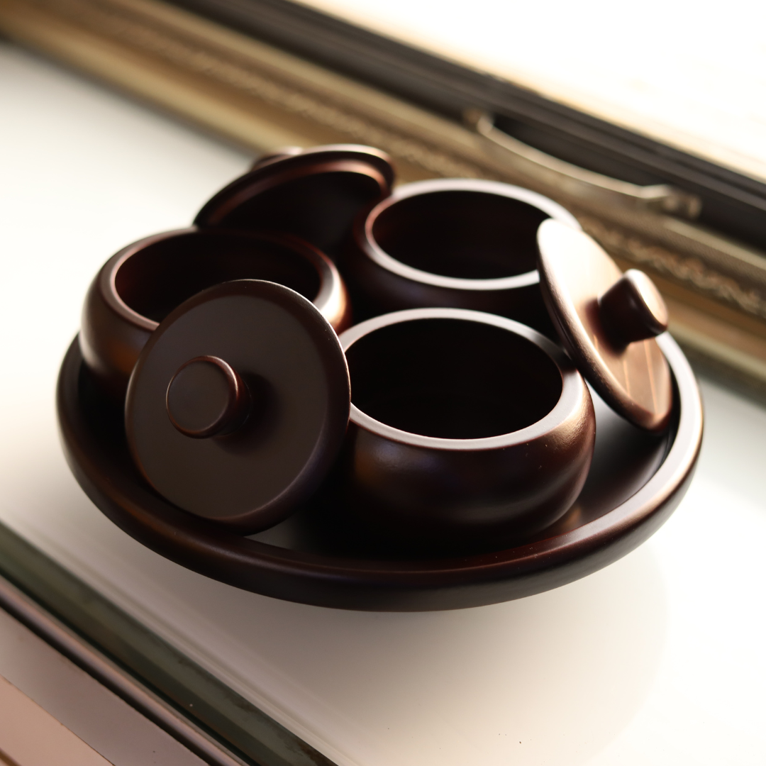 Circular Tray and Bowl set (Set of 3) [Rotating] – Gramien'O